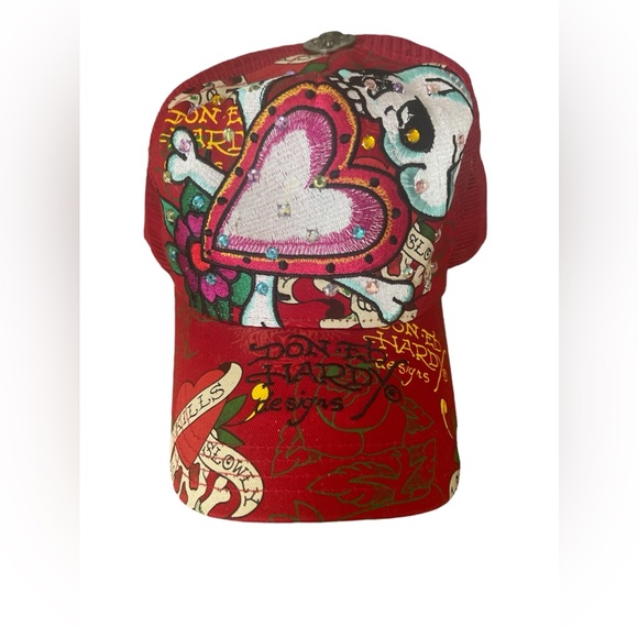Ed Hardy | Accessories | Vintage Ed Hardy Love Kills Slowly Baseball ...